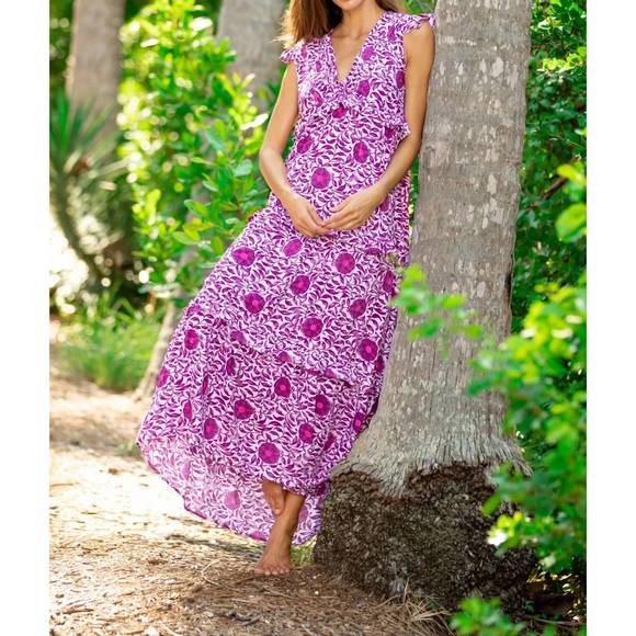 Bindu | Dresses | New Bindu Kassandra Maxi In Violet | Poshmark